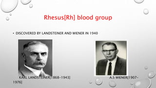 Blood group and transfusion | PPT