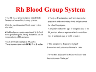 Blood grouping (ABO) and Blood Transfusion | PPTX