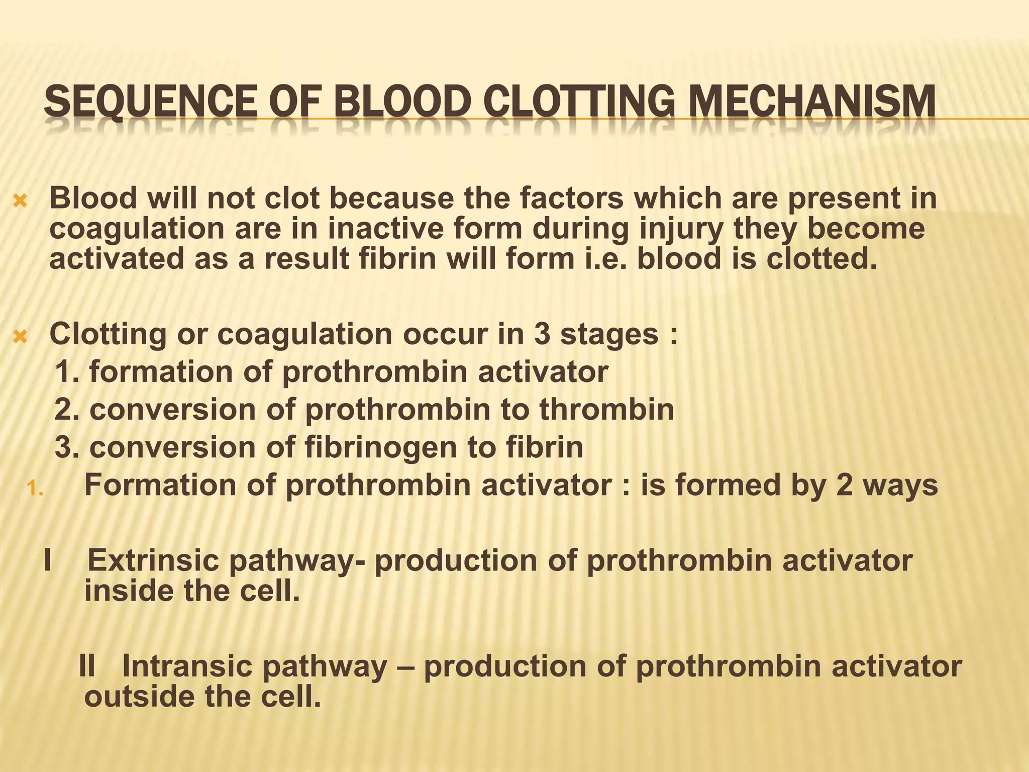 Blood group & blood coagulation | PPTX