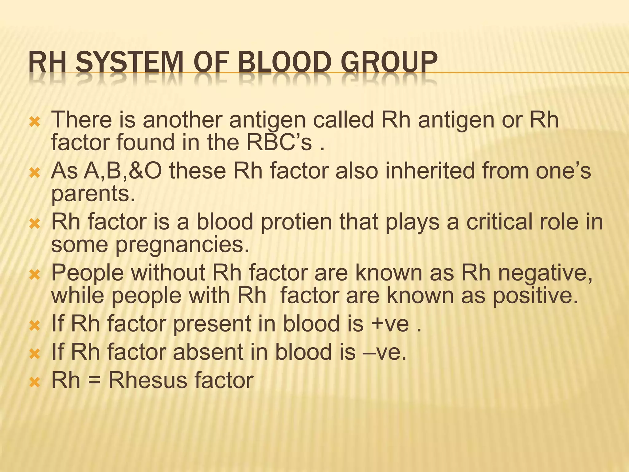 Blood group & blood coagulation | PPTX