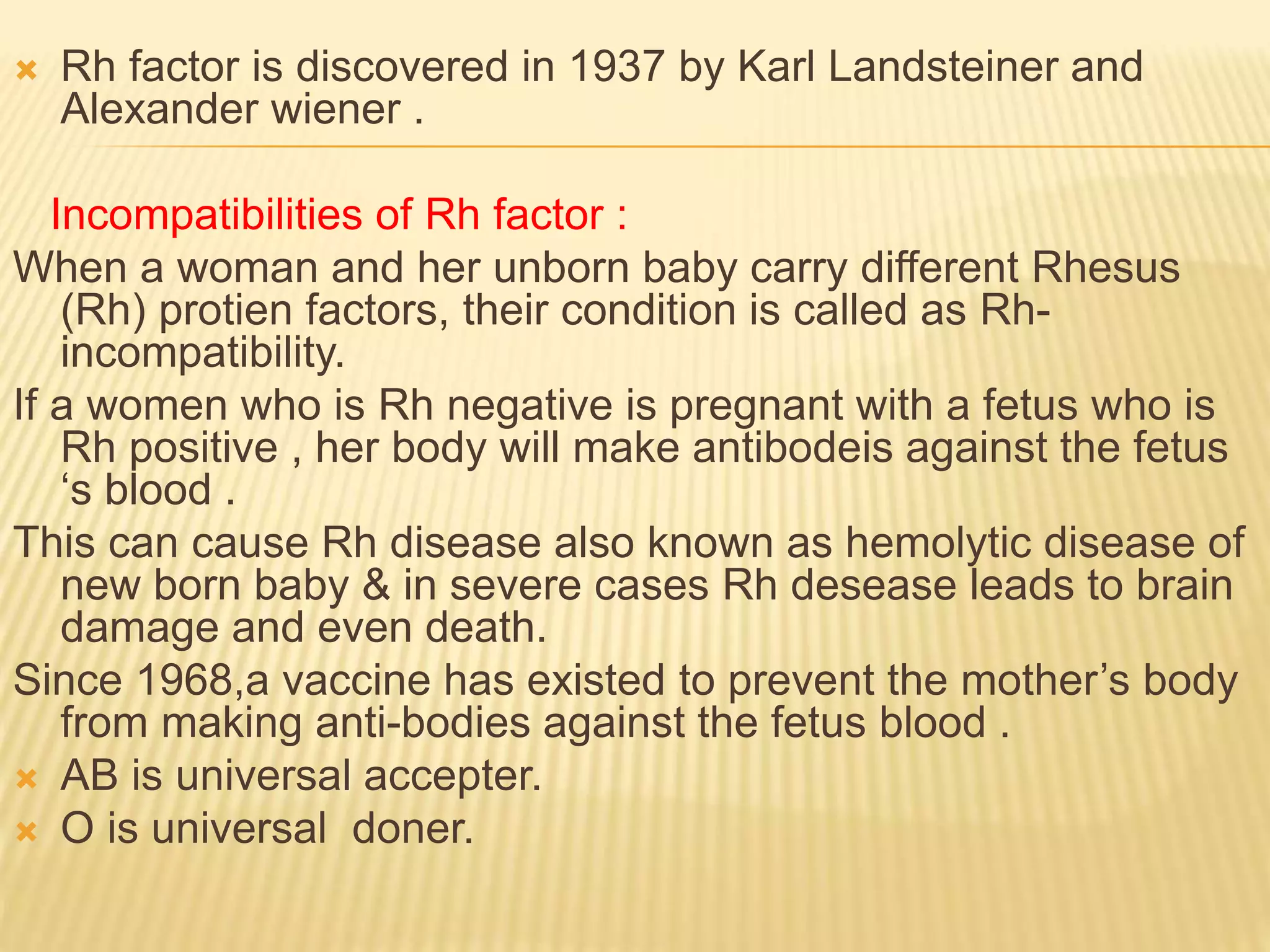 Blood group & blood coagulation | PPTX