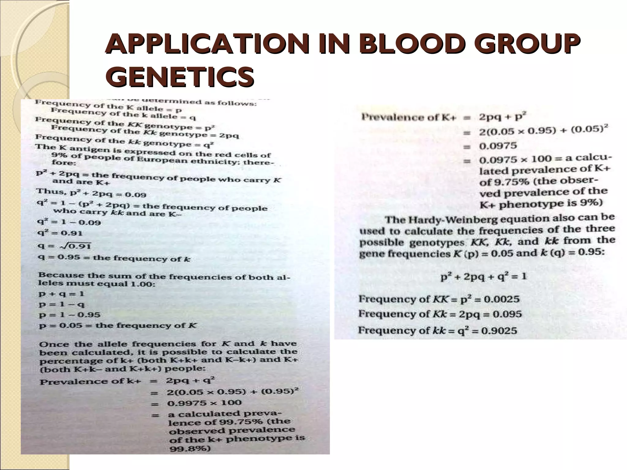 Basics Of Blood group genetics | PPT