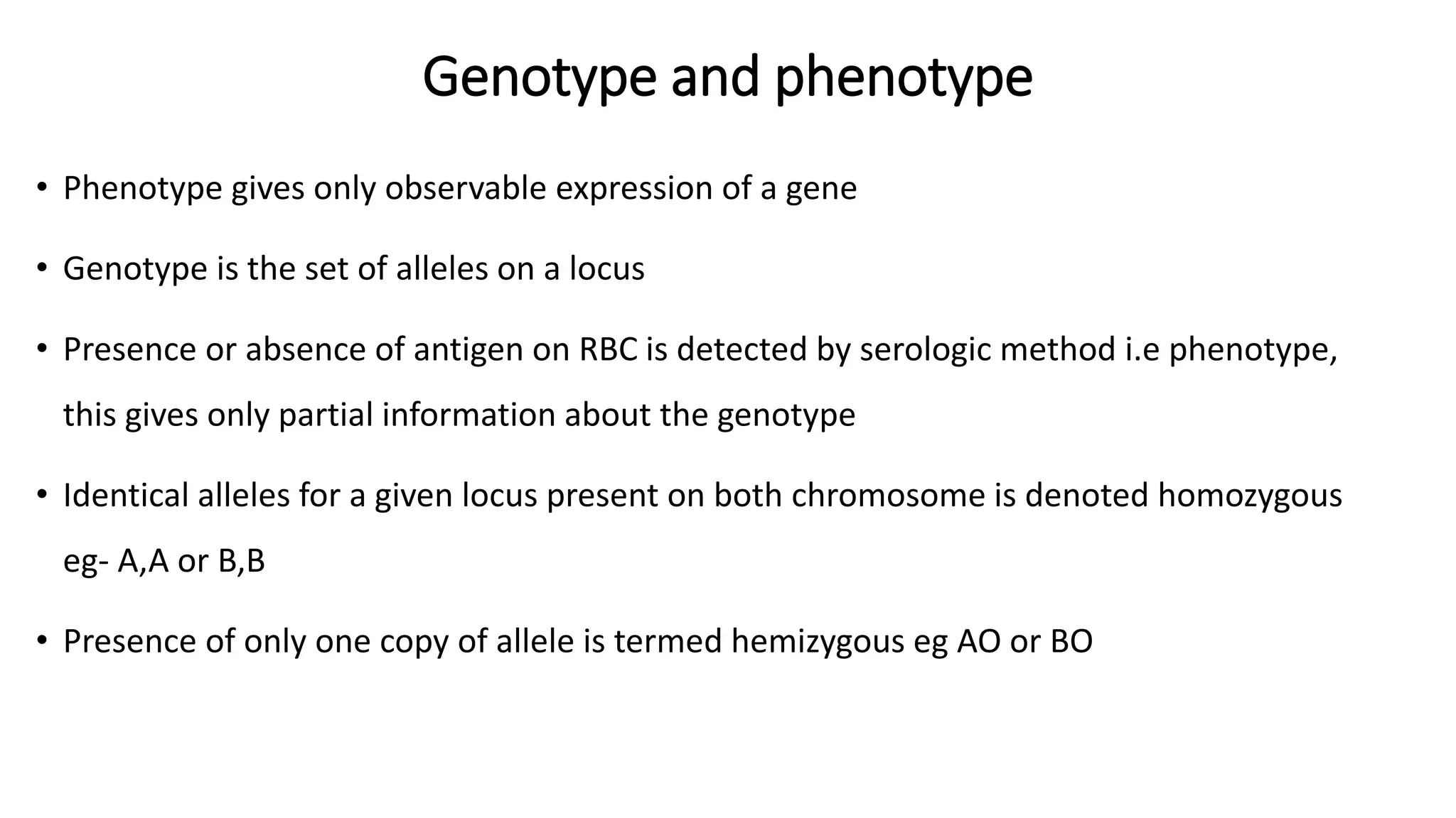 Blood group genetics | PPTX