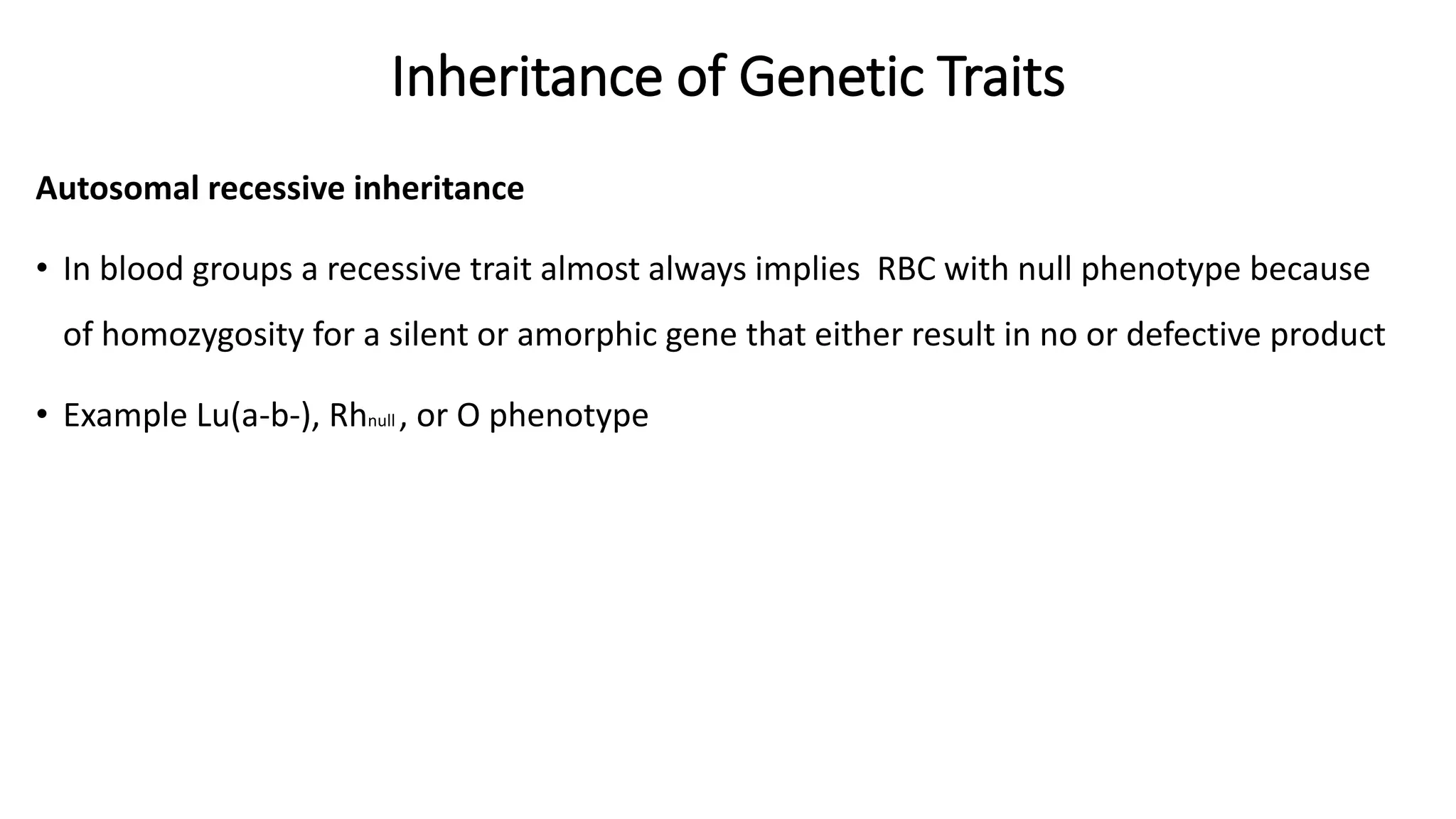 Blood group genetics | PPTX