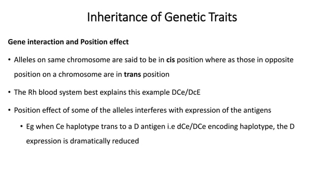 Blood group genetics | PPTX | Blood Disorders | Diseases and Conditions