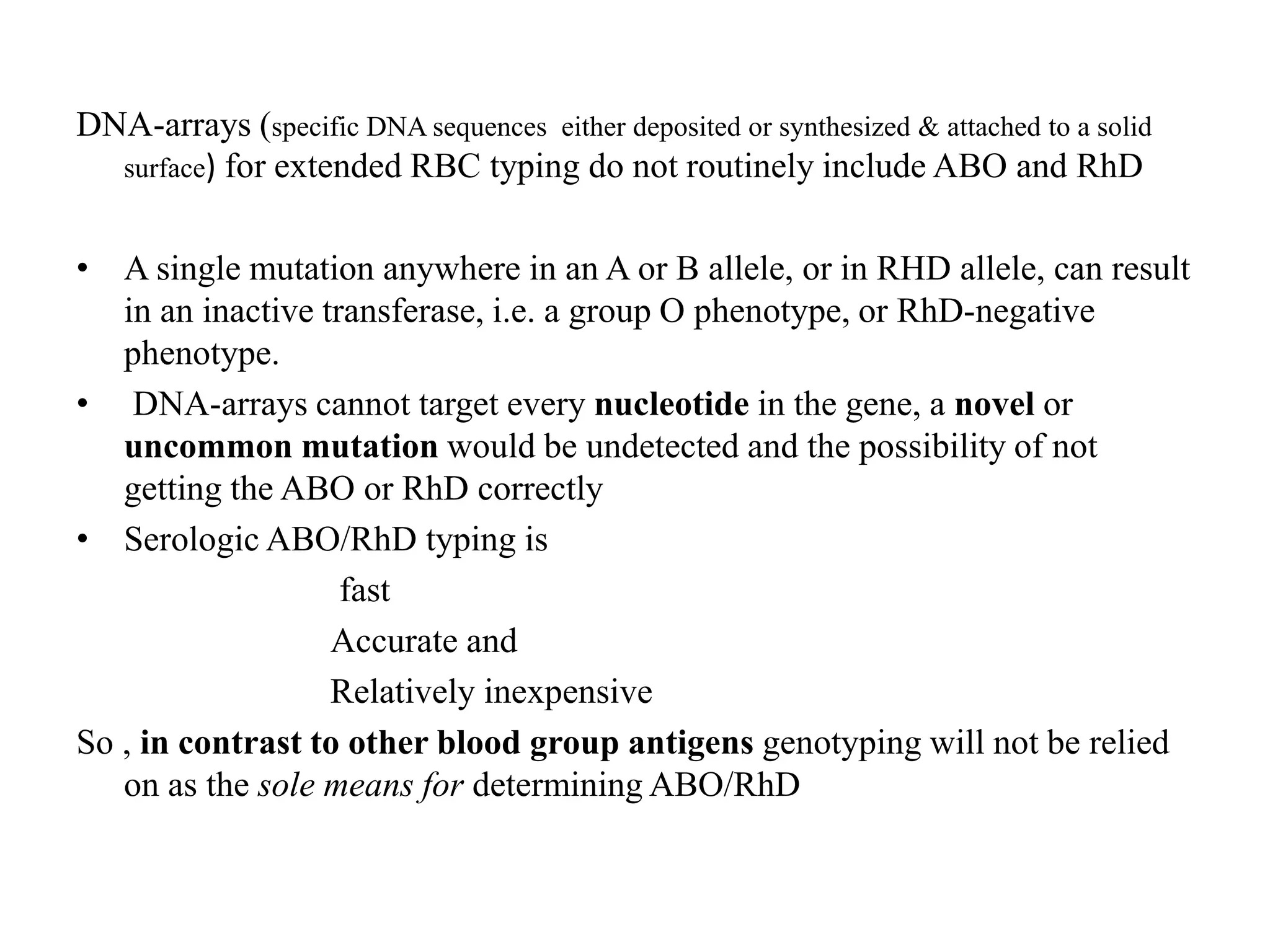 Blood Group Genotyping | PPTX