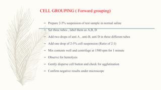 Blood grouping | PPTX