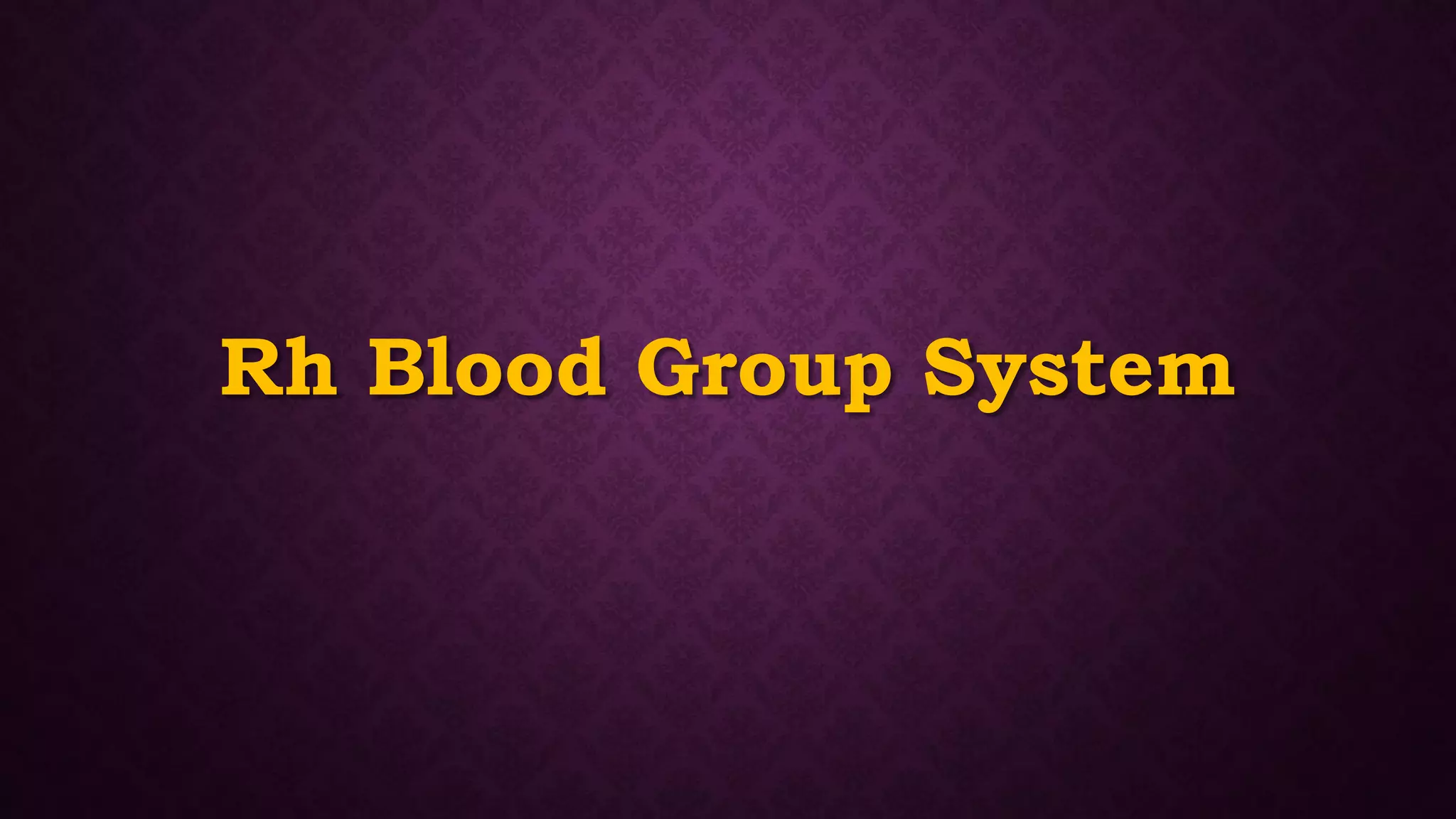Blood group system ABO, Rh & other system | PDF