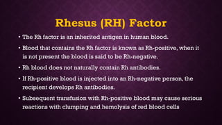 Blood group system ABO, Rh & other system | PDF