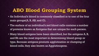 bloodgrouping and types and variations 20 | PDF