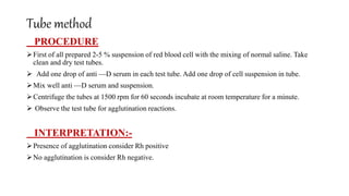 BLOOD GROUPING.pptx FOR DMLT BLOOD BANKING & HEMATOLOGY | PPTX