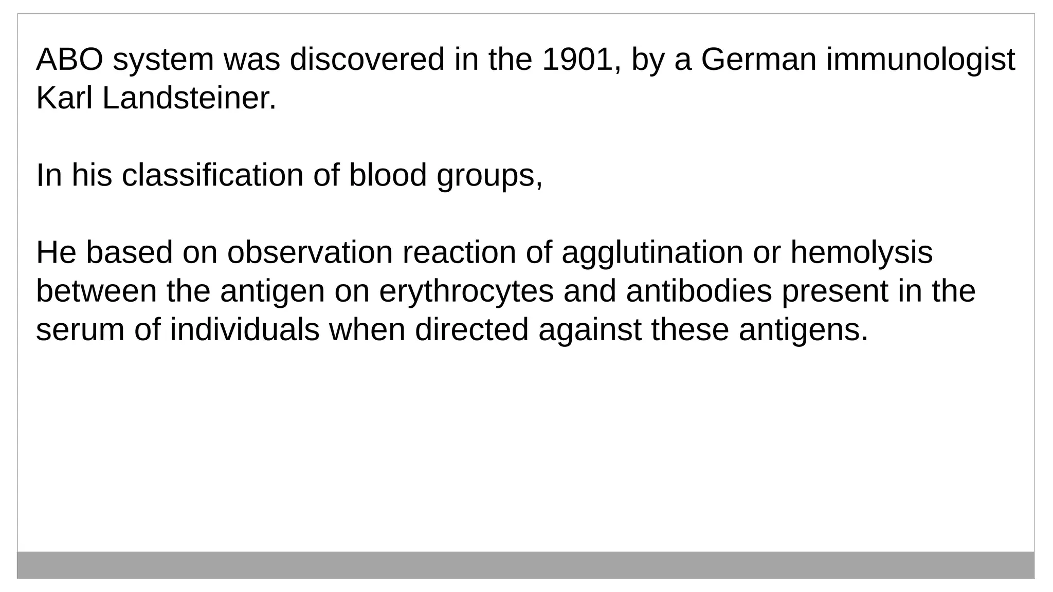 BLOOD GROUPING A,B &O BLOOD TYPES IN HUMANS | PPT