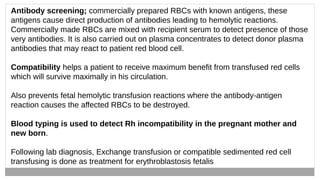 BLOOD GROUPING A,B &O BLOOD TYPES IN HUMANS | PPTX