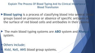 BLOOD GROUPING IN IMMUNOHEAMATOLOGY.pptx