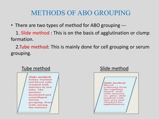 BLOOD GROUPING AND BLOOD TYPING .pptx