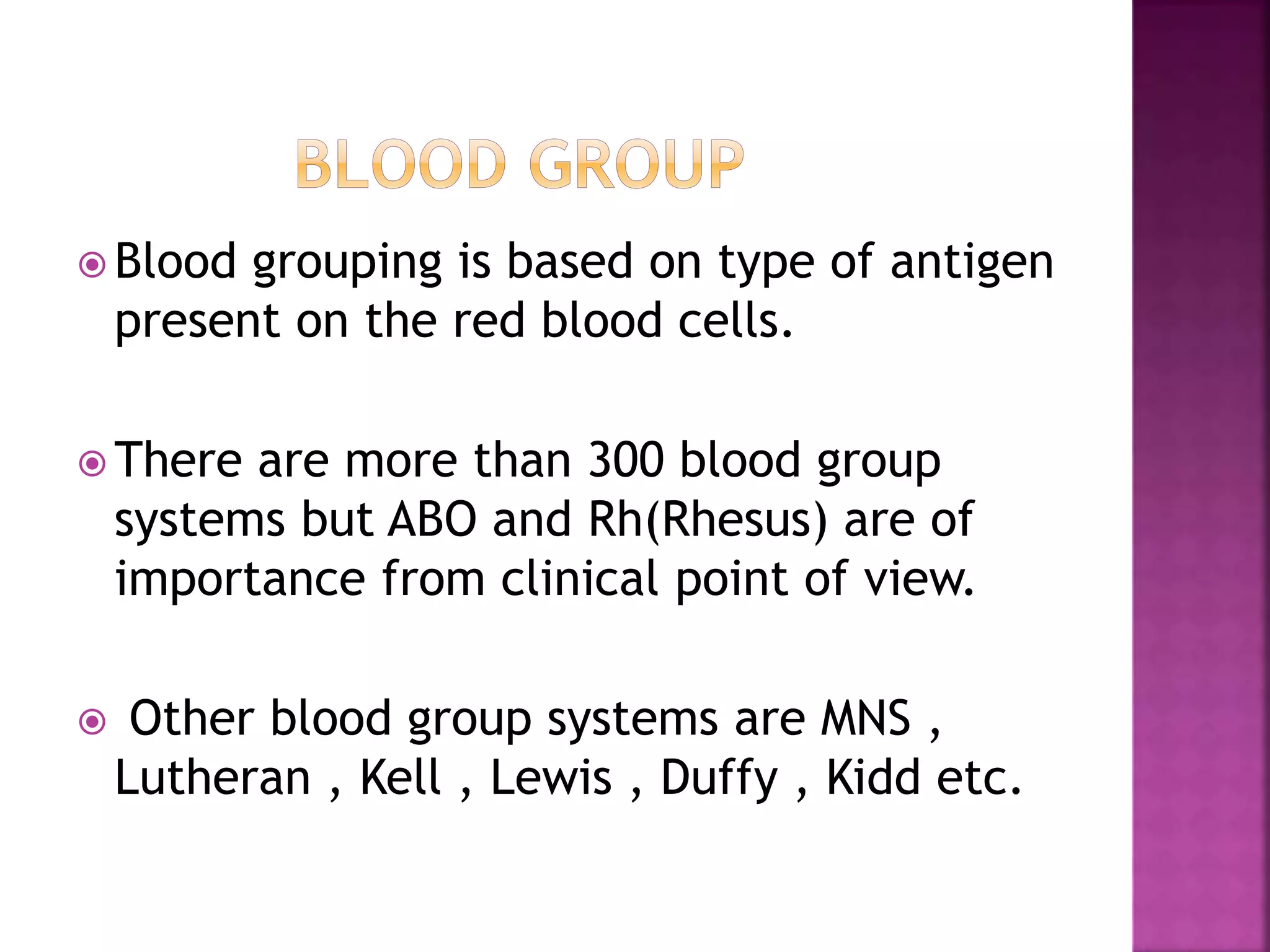 Blood grouping and crosss matching | PPTX