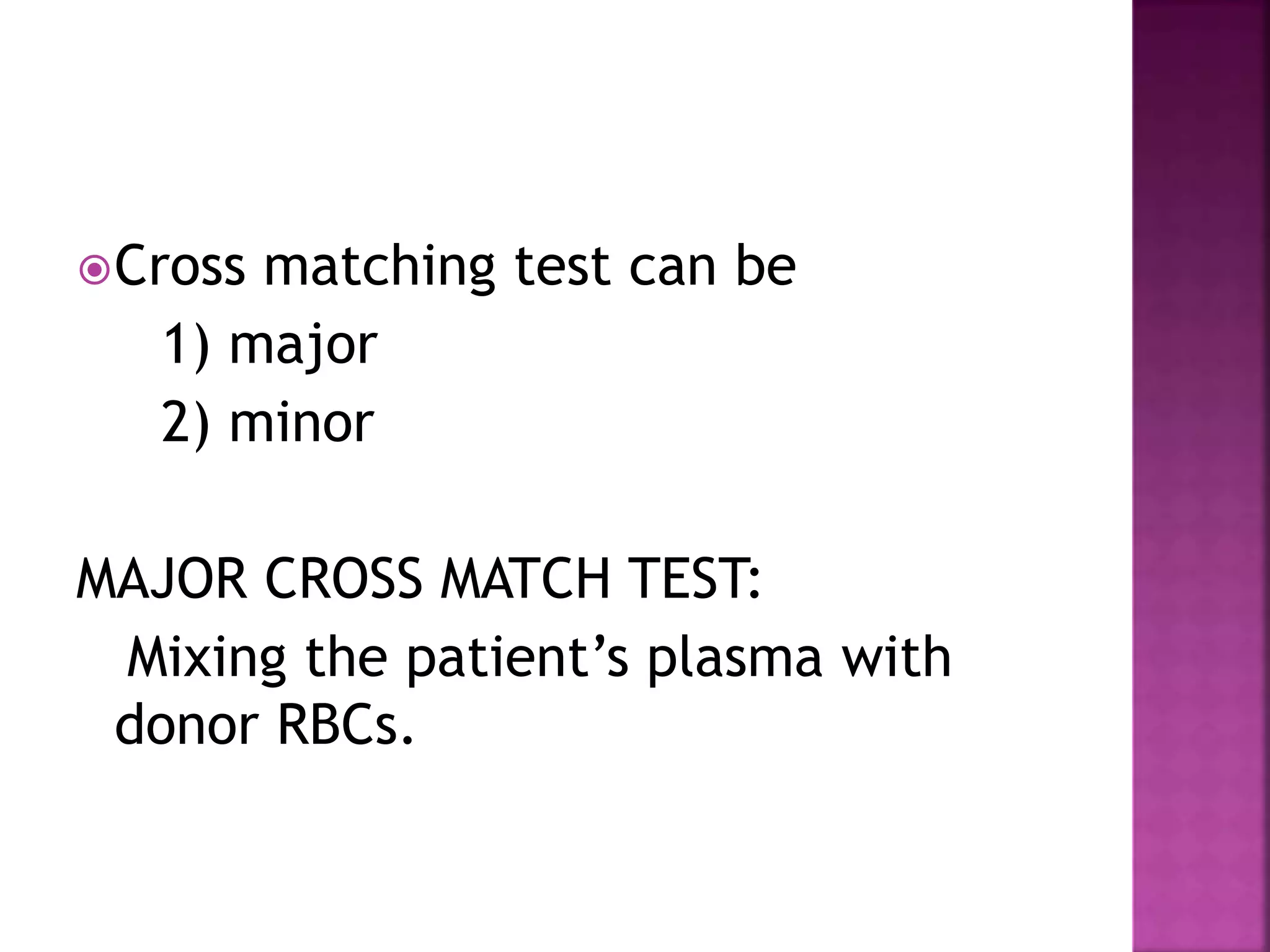 Blood grouping and crosss matching | PPTX