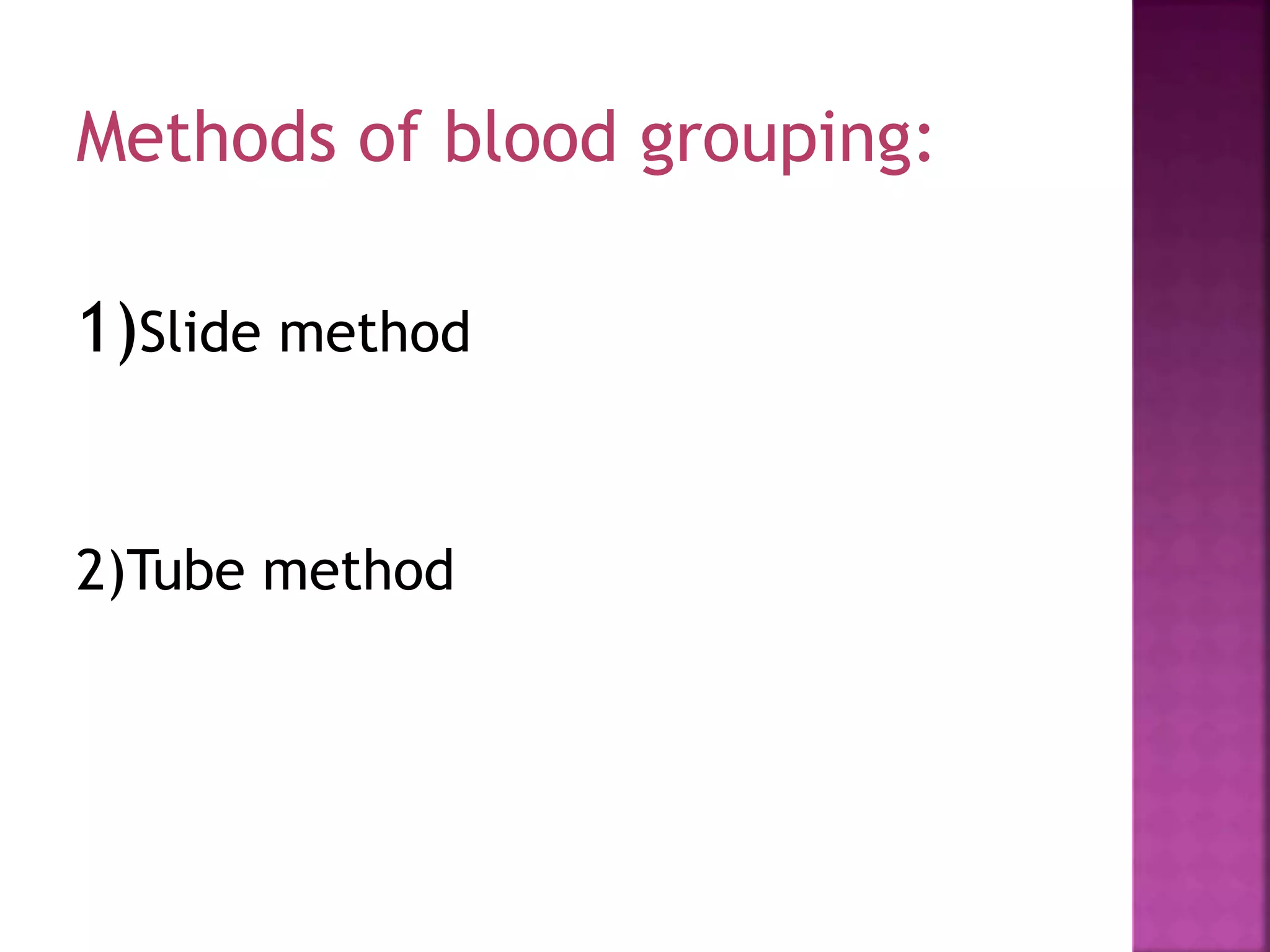 Blood grouping and crosss matching | PPTX