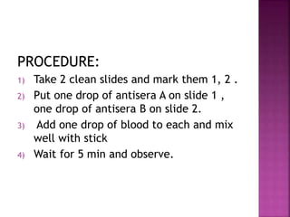 Blood grouping and crosss matching | PPTX
