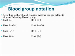 Blood grouping and typing 1 | PPTX
