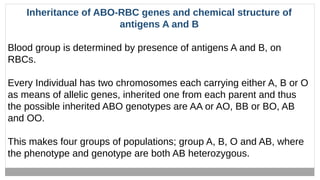 BLOOD GROUPING and clinical relevance.pptx