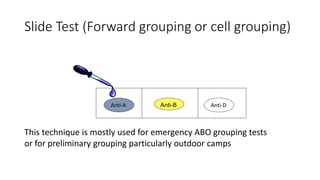 Blood Grouping | PPTX
