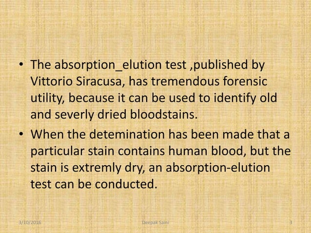 Blood grouping from absorption elution technique | PPTX | Blood ...
