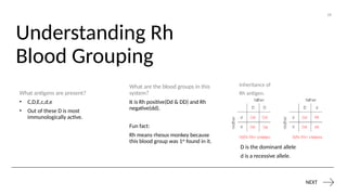 Blood grouping in Humans................. | PPT