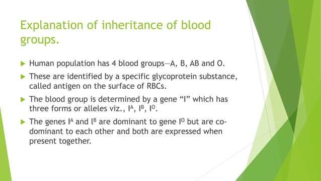 Blood group inheritance | PDF