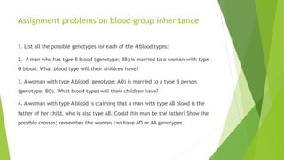 Blood group inheritance | PDF