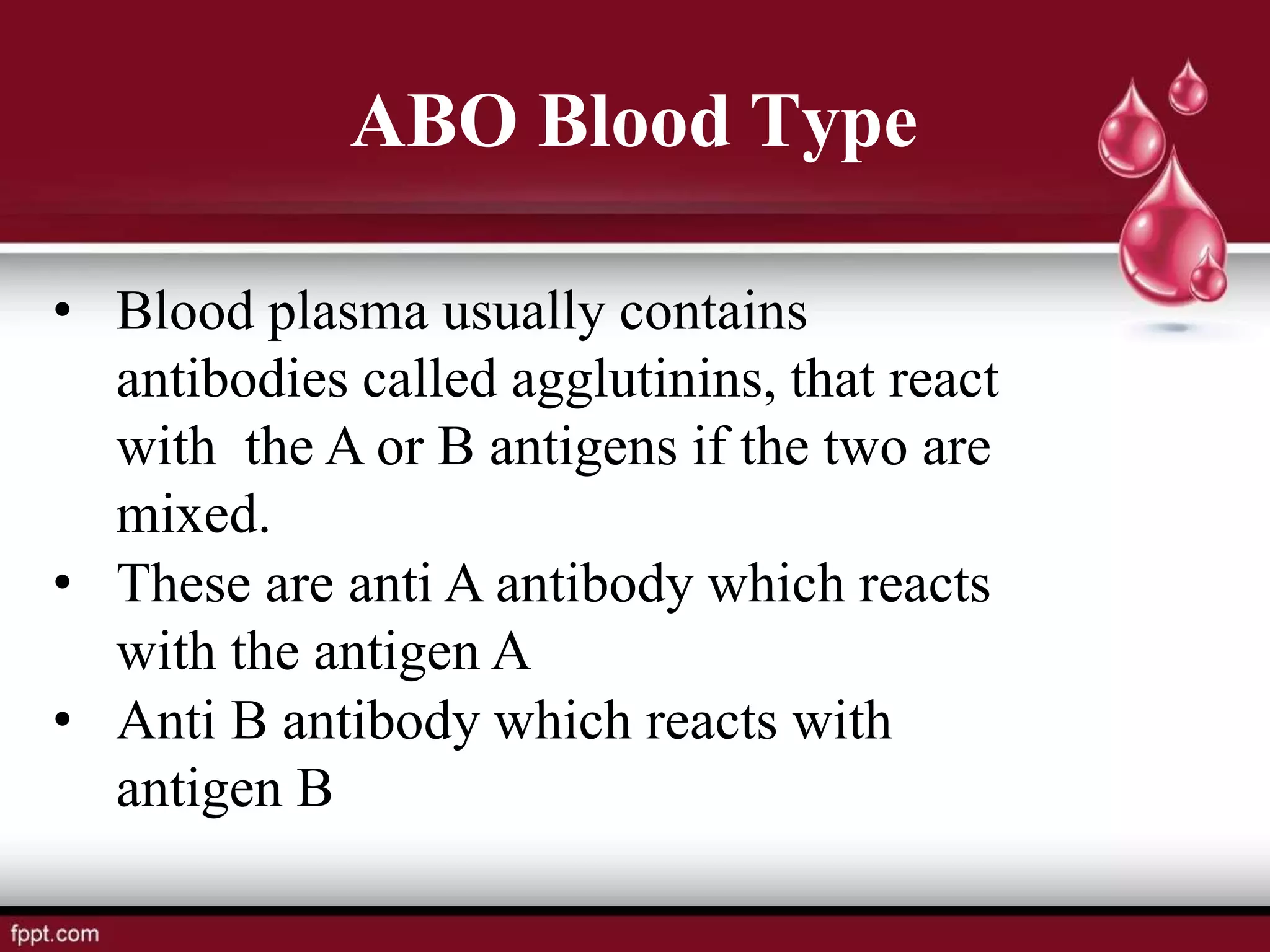Blood groups ppt | PPTX