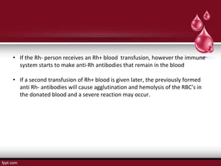 Blood groups ppt | PPTX