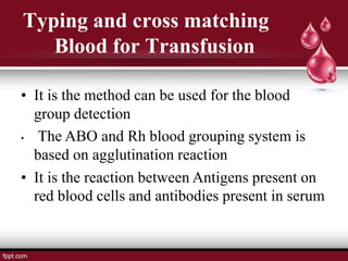 Blood groups ppt | PPTX