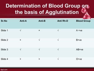Blood groups ppt | PPTX