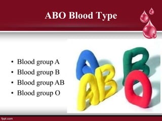 Blood groups ppt | PPTX