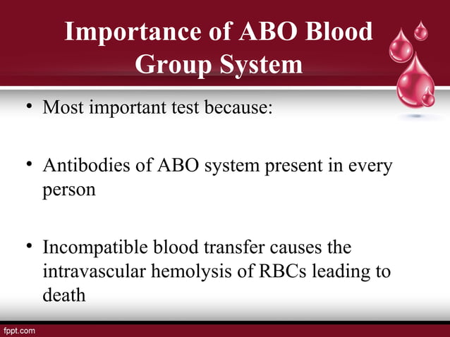 Blood group ppt | PPT