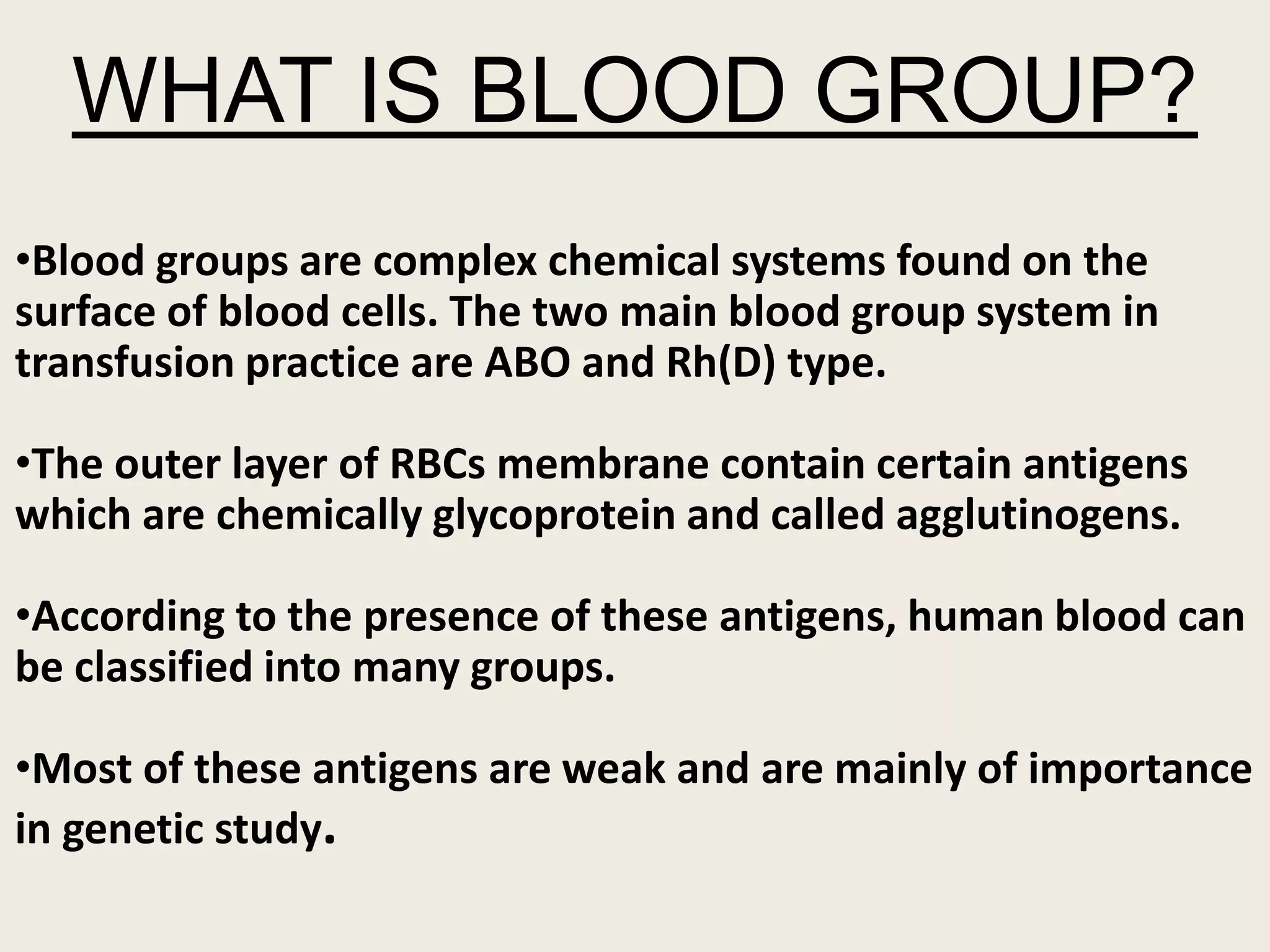 Blood group ppt | PPTX