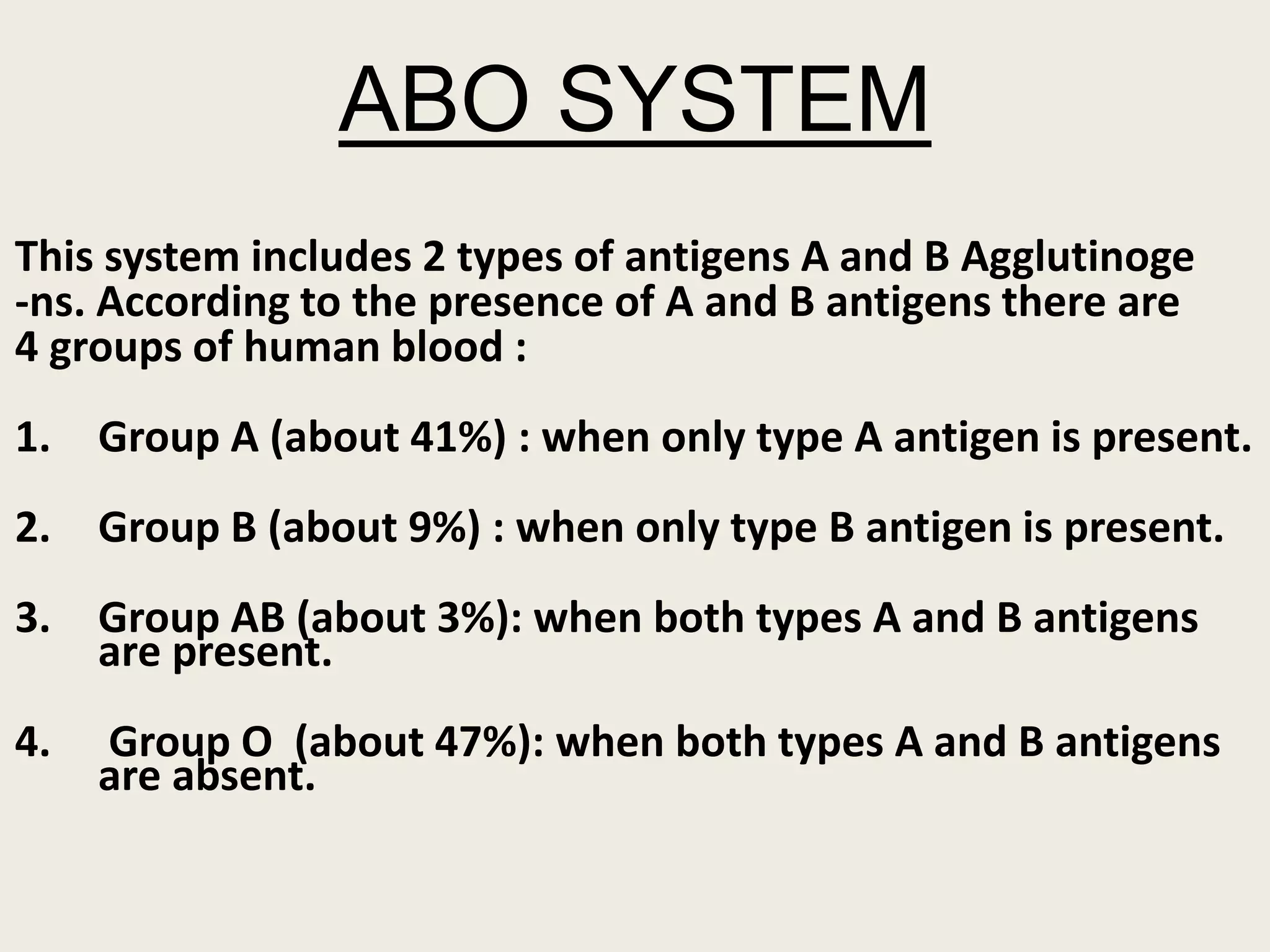 Blood group ppt | PPTX