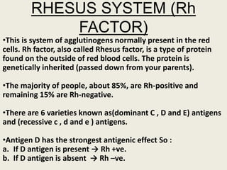 Blood group ppt | PPTX