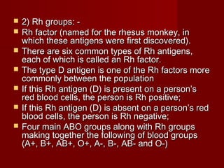 Blood groups | PPT