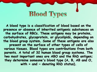 Blood groups | PPTX