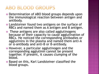 Blood groups | PPTX