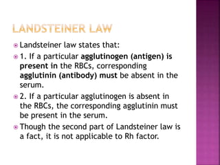Blood groups | PPTX | Blood Disorders | Diseases and Conditions