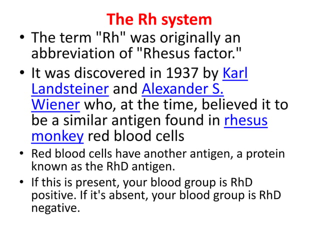 BLOOD GROUPS AND Rh FACTOR.pptx | Blood Disorders | Diseases and Conditions