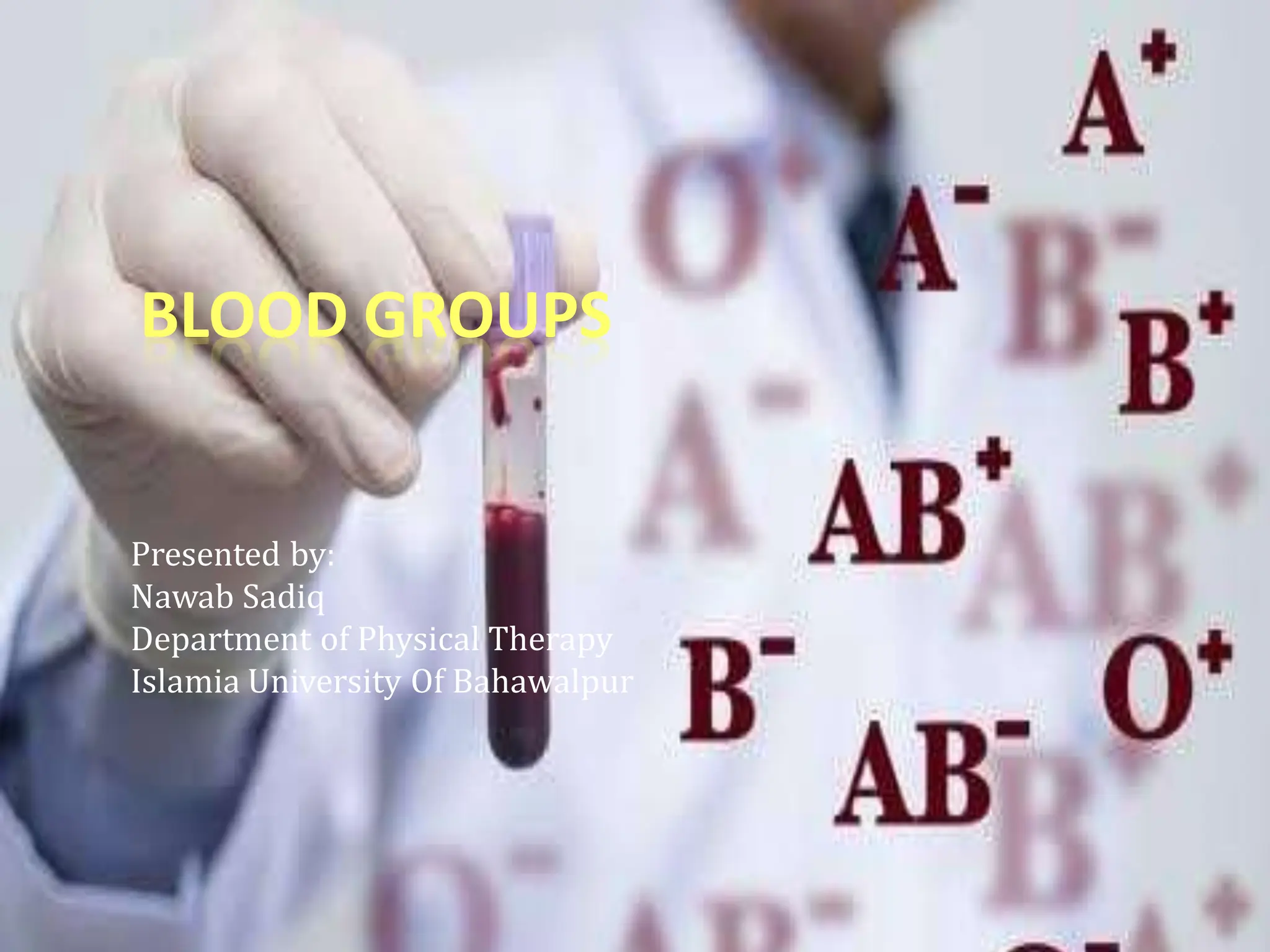BLOOD groups and their types[1].pdf to study different kinds of blood ...
