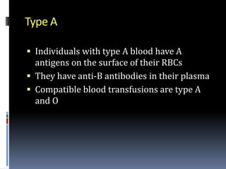 BLOOD groups and their types[1].pdf to study different kinds of blood ...