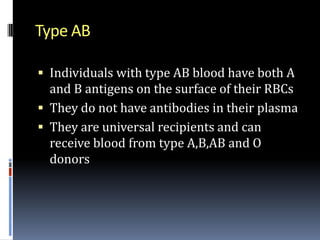 BLOOD groups and their types[1].pdf to study different kinds of blood ...