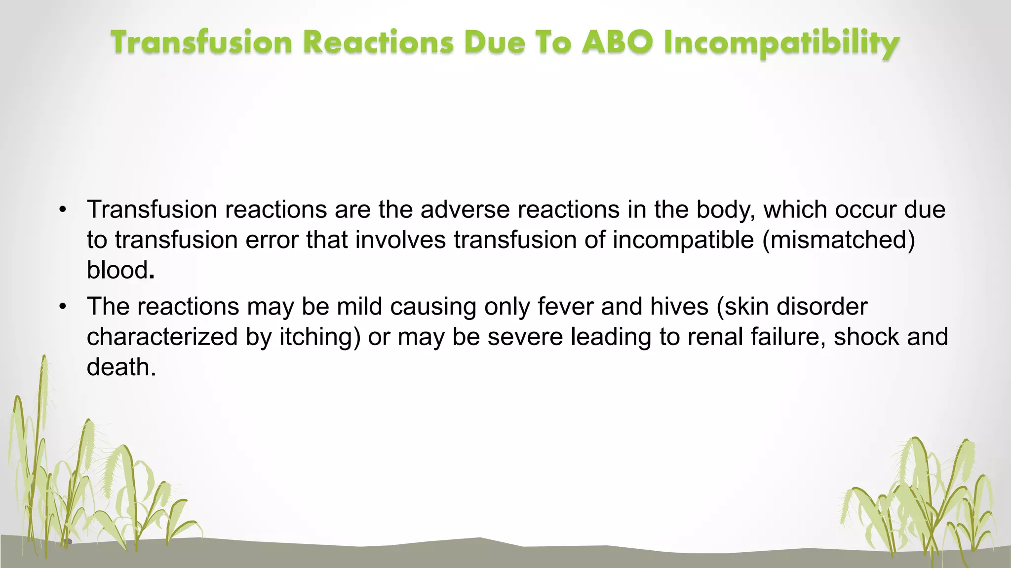 Blood groups,blood transfusion,hazards,blood bank | PPTX