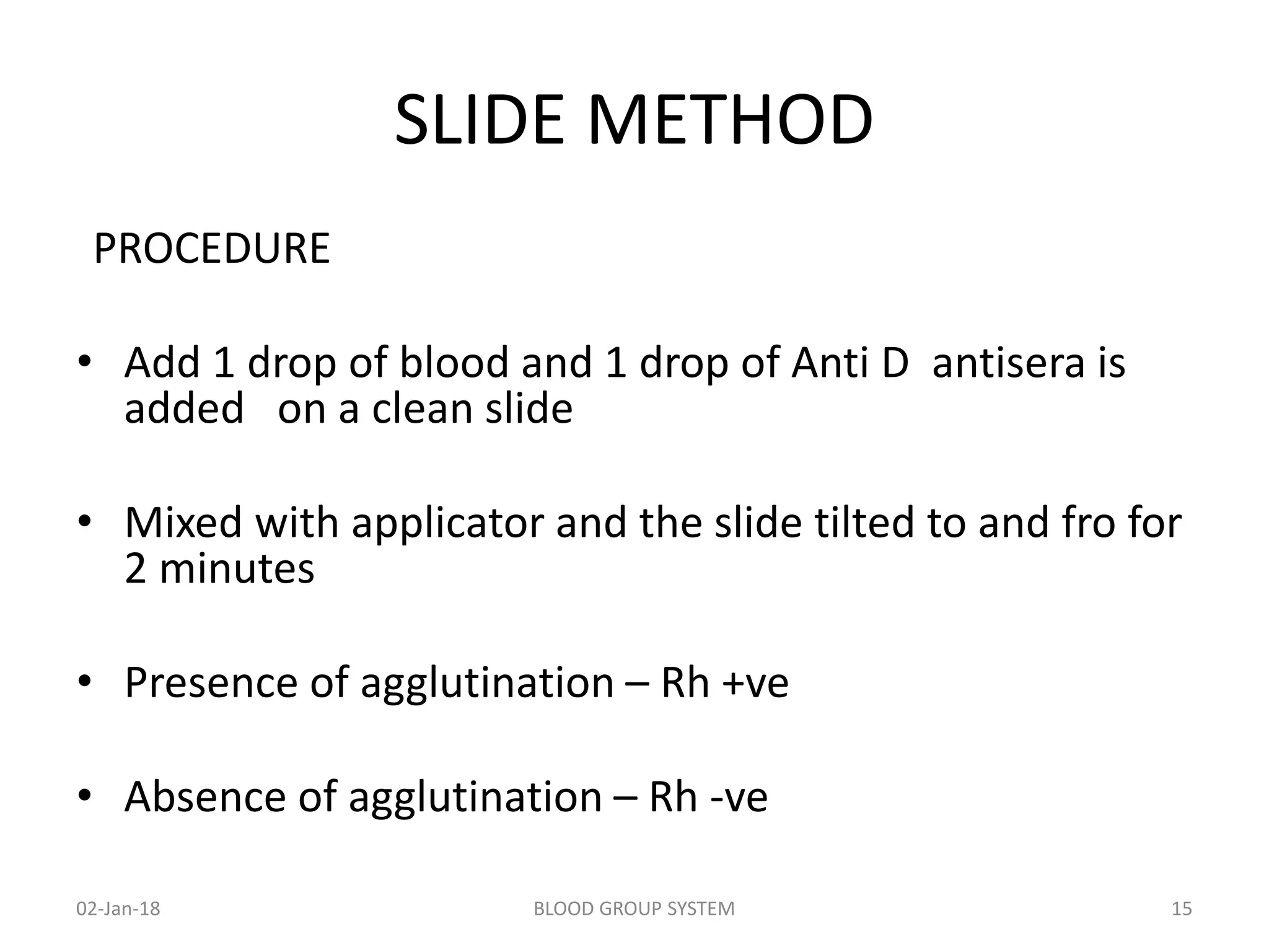 Blood group system | PPTX