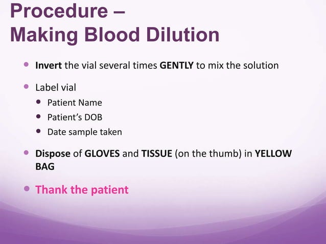 Blood handling | PPTX